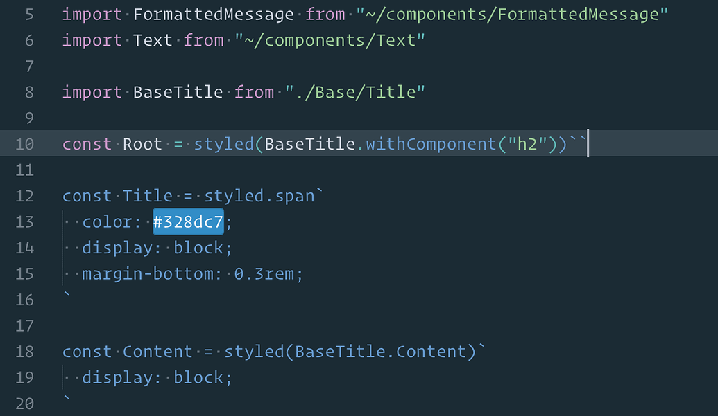 Syntax on styled-components - Technical Support - Sublime Forum