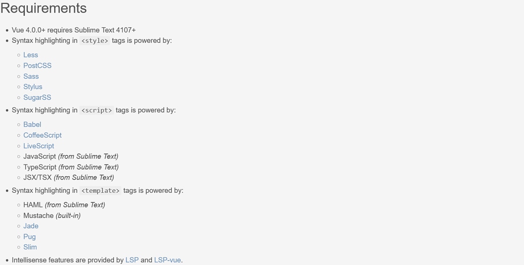 How to use Vue with SublimeText - Technical Support - Sublime Forum