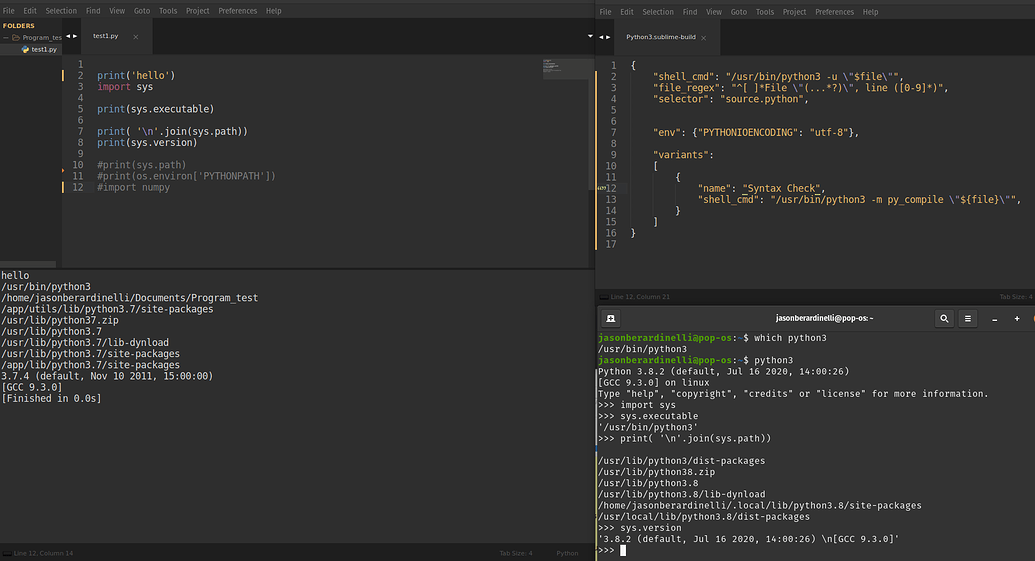 Linux St3 Using Mystery Python Version Technical Support Sublime Forum