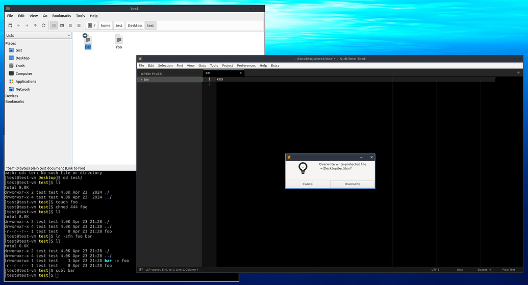Sublime Text 4 does not show a pop up when saving a read only file - Ideas and Feature Requests ...