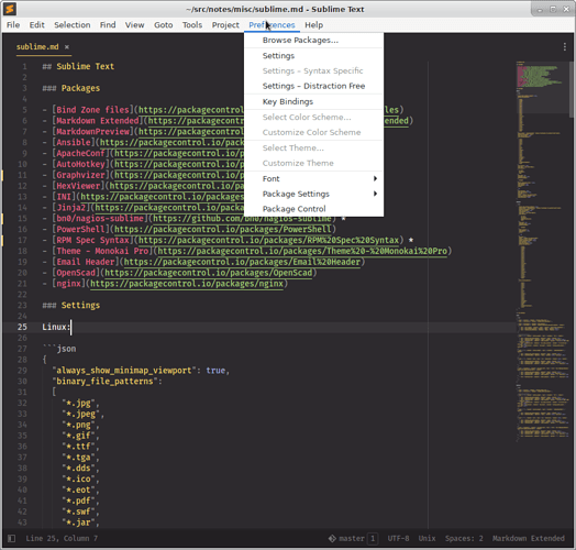 ST4 disabled menu items under Preferences - Technical Support - Sublime Forum