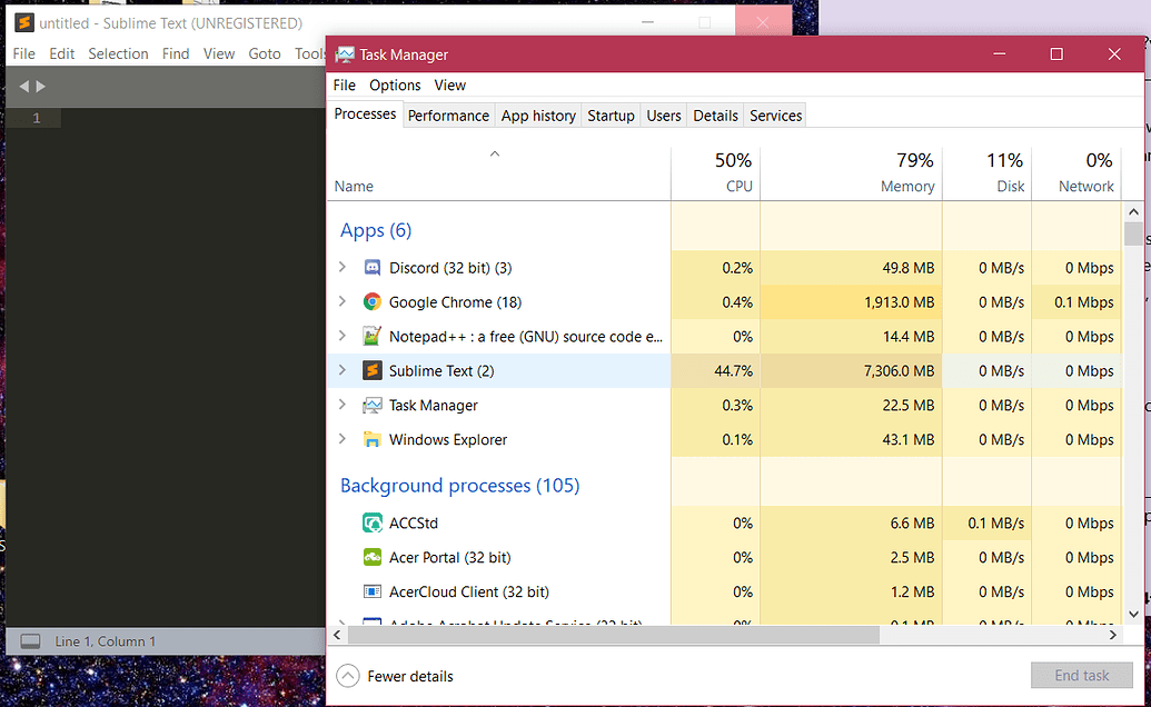 Sublime Text 3 Memory Leak Technical Support Sublime Forum