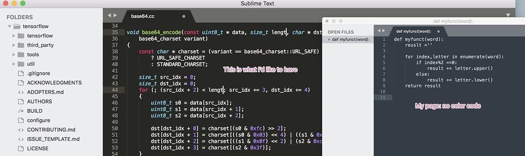 Why Codes Are Not Showing Colors General Discussion Sublime Forum why-codes-are-not-showing-colors-general-discussion-sublime-forum