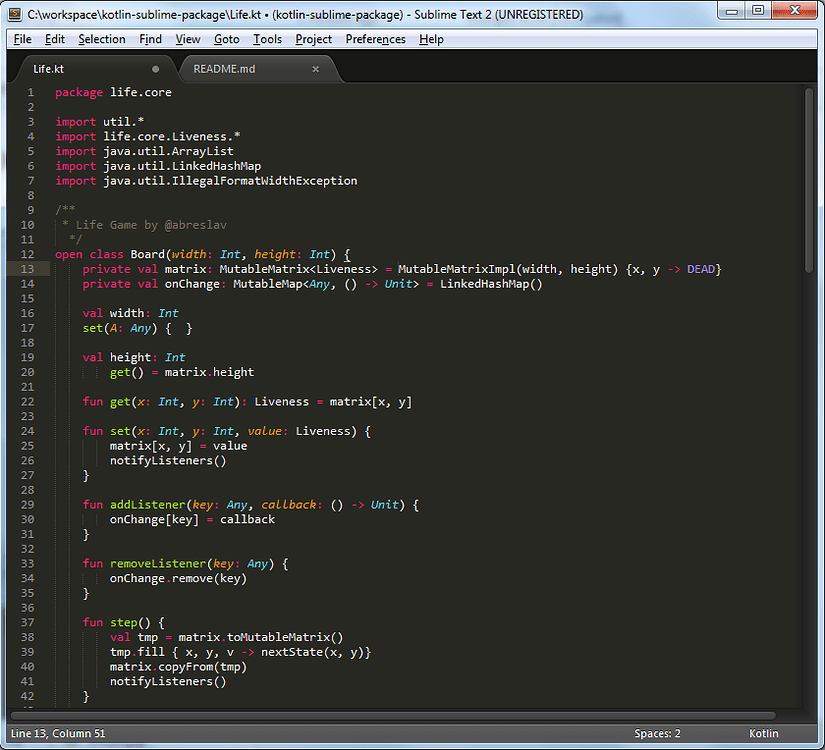 Kotlin Sublime Package - Plugin Announcements - Sublime Forum