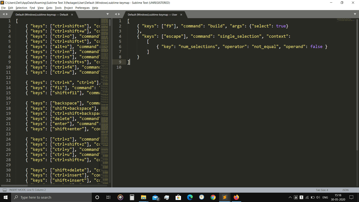Unable To Disable The Single Selection Via Esc Button Technical Support Sublime Forum