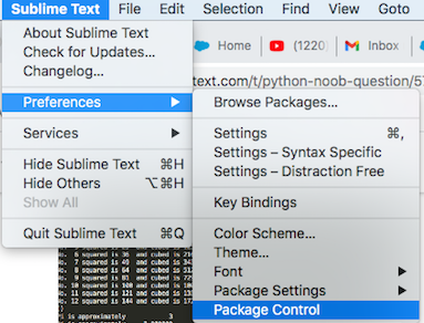 Python Noob question - Technical Support - Sublime Forum