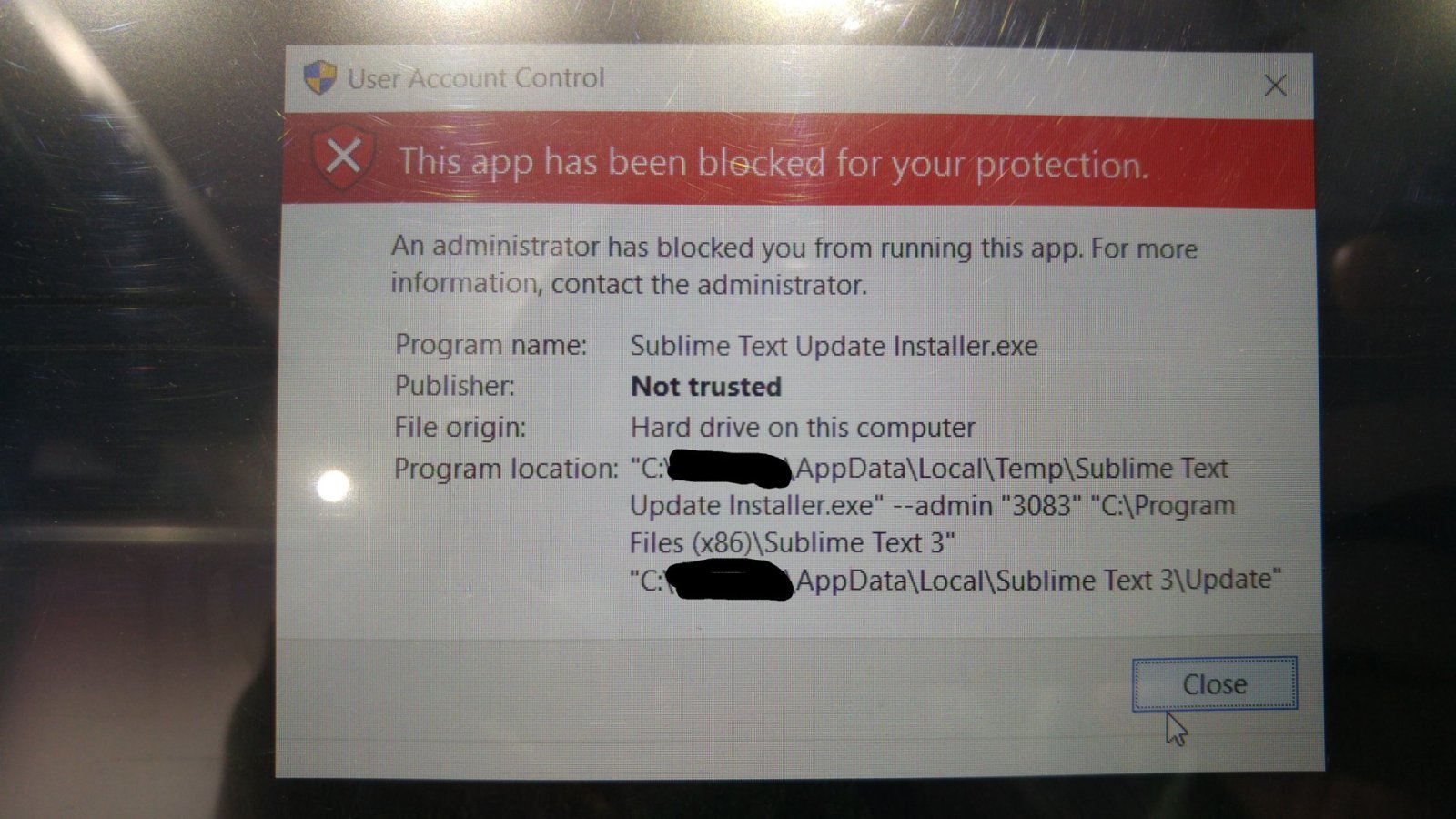 Sublime Is Not Capable Of Updating Itself Technical Support Sublime Forum 6074
