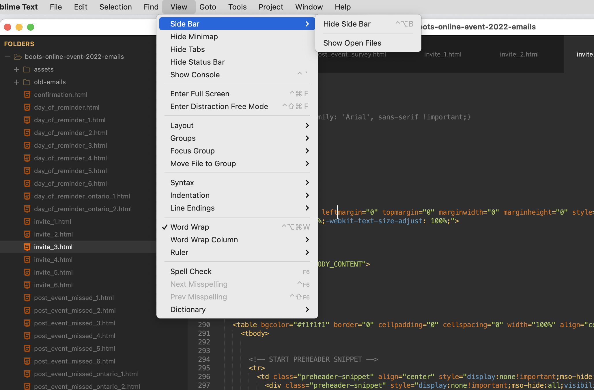 Keybinding Show Hide Sidebar Isn T Working After Update Technical Support Sublime Forum