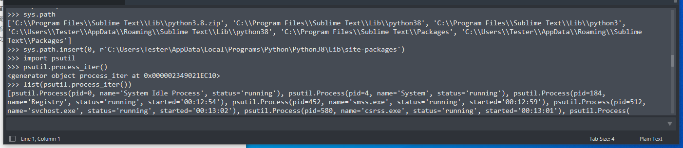 Loading External Plugin Psutil Plugin Development Sublime Forum