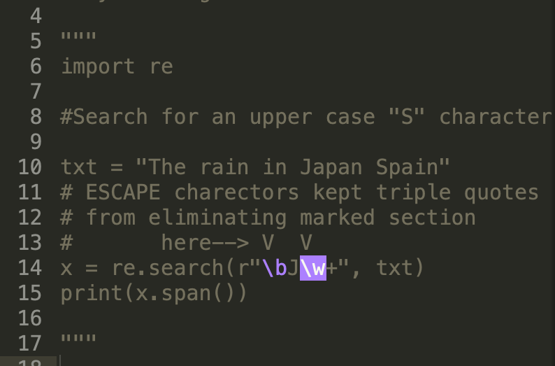 Python Escape Character Thwarts Triple Quotes Technical Support