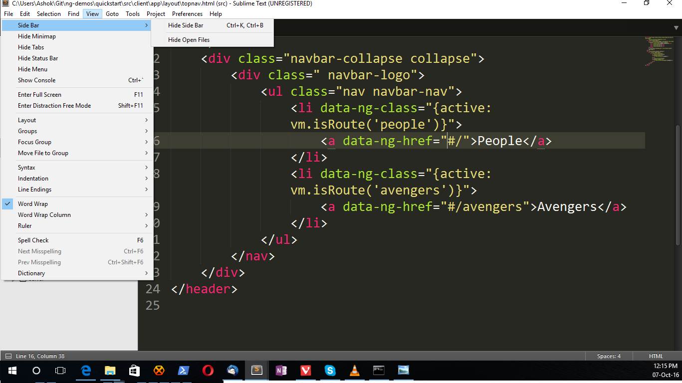 [Solved] Hide Side Bar shortcut typo - Technical Support - Sublime Forum