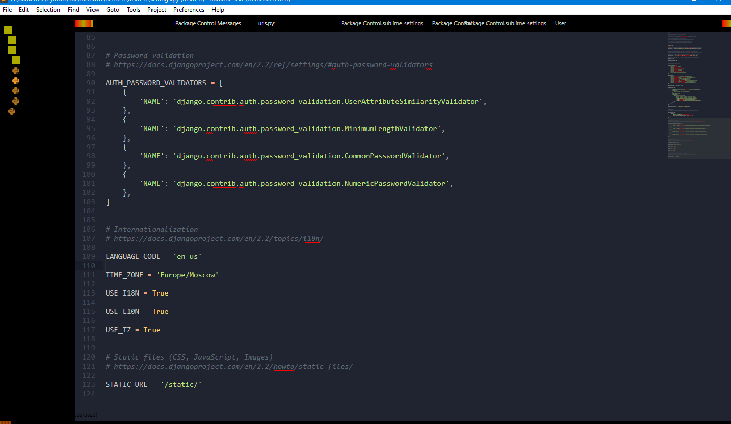 Стандартные пакеты - Technical Support - Sublime Forum
